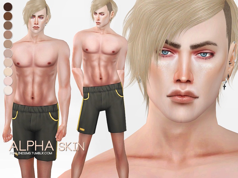 Sims 4 CC's - The Best: Alpha Skin by Pralinesims