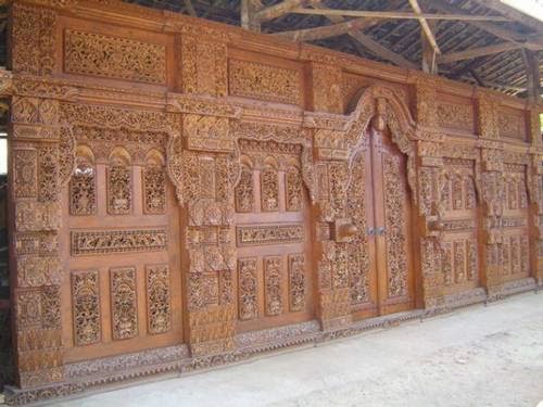 JOGLO HOUSE|JAVA TRADITIONAL HOUSE|OLD TEAK WOOD|JOGLO FOR SELL: GEBYOK