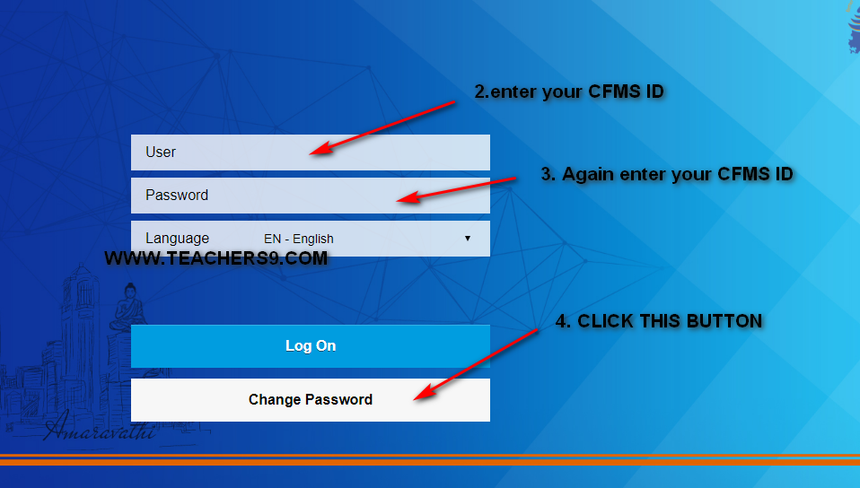 Steps to login Employees Services Section of CFMS Website @https://cfms.ap.gov.in / how to ...