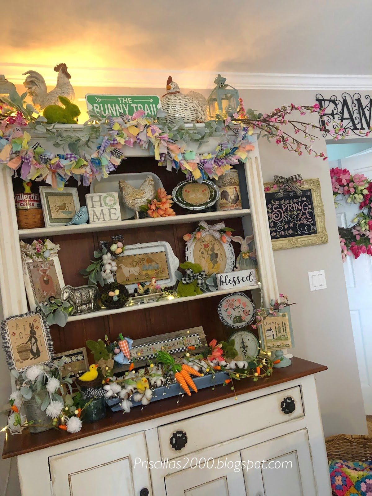 Priscillas: Spring in the Hutch