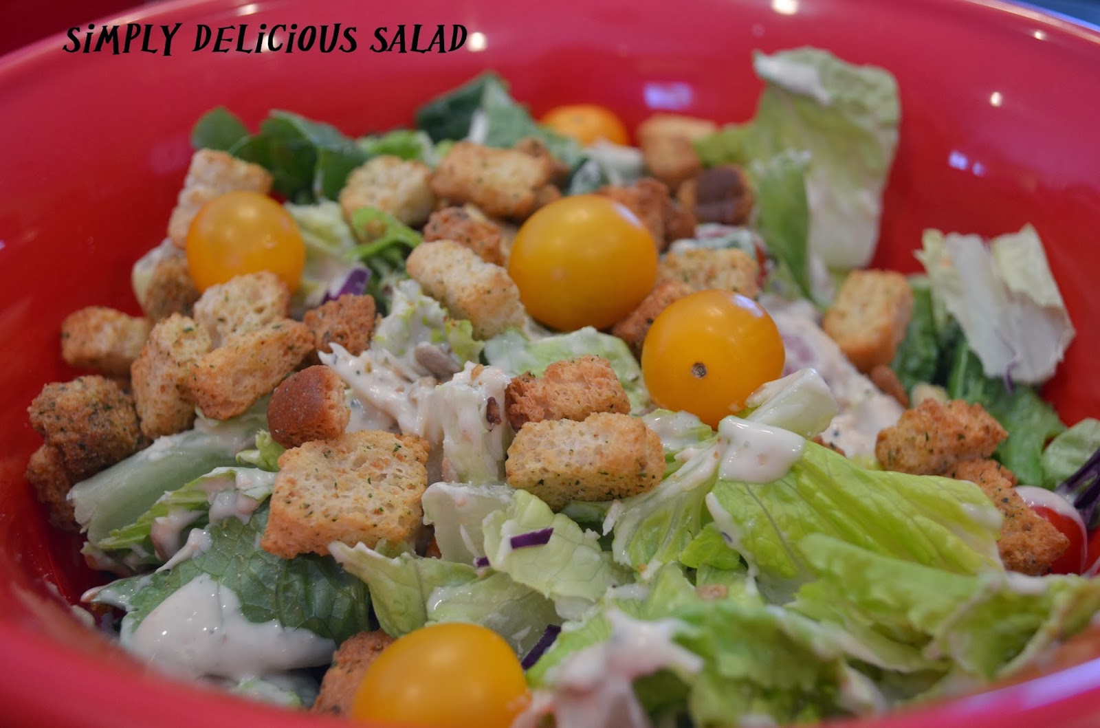 One More Ladybug: Simple (and delicious) Salad!