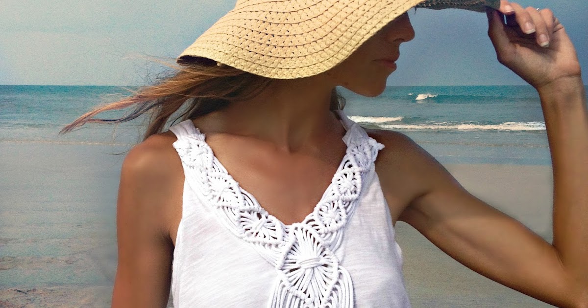 Trash To Couture: DIY Macramé Fringe Top