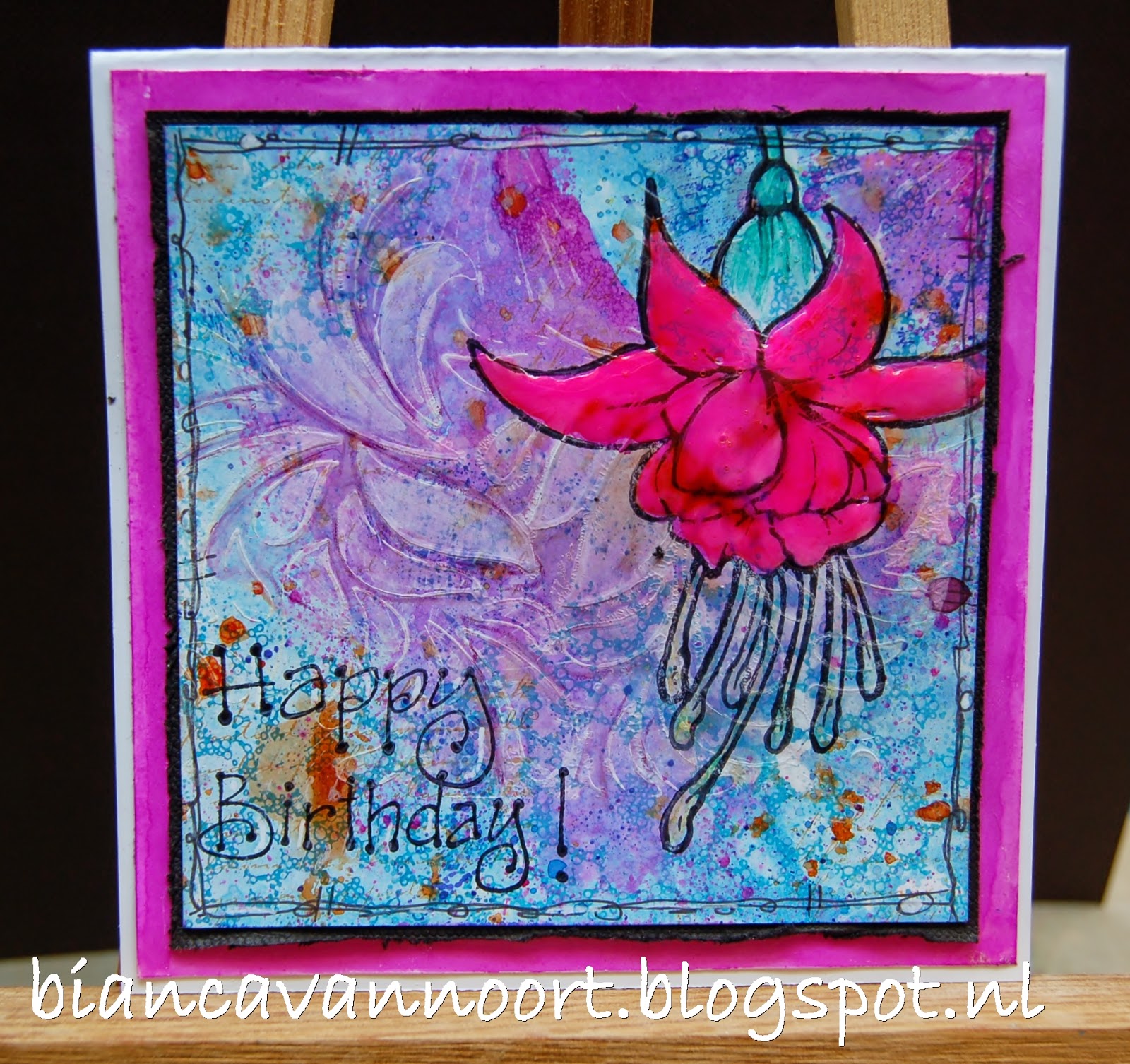 Magenta: Fuchsia - Happy Birthday / Bonne Fête! - Fuchsia