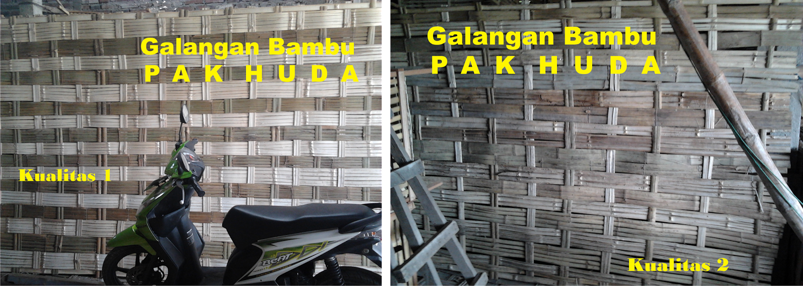 Jual Gedek (Bilik) Bambu di Sidoarjo - Surabaya ~ GALANGAN BAMBU