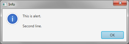 Code Example Center: JAVAFX - How show base info dialog (Alert class)