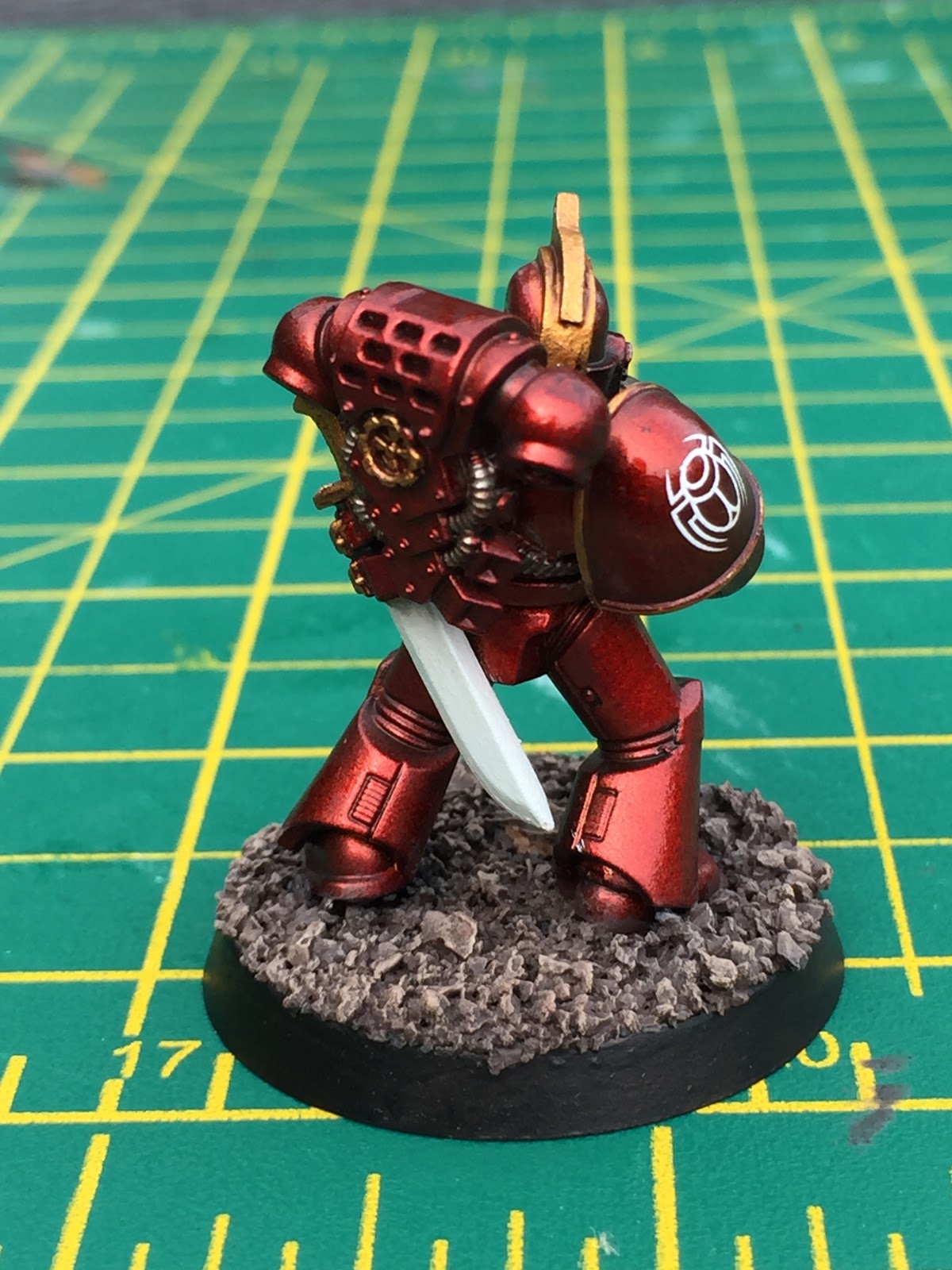 Col. Hertford's Mini's: Thousand Sons Test Paint Scheme
