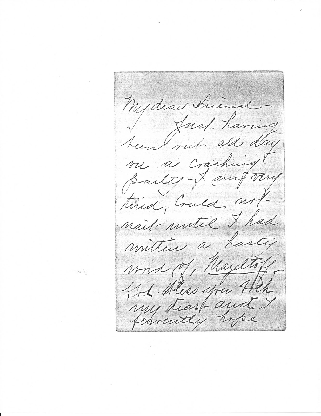 Cerf Ancestry: Letters to Clarisse Cerf Rosenberg