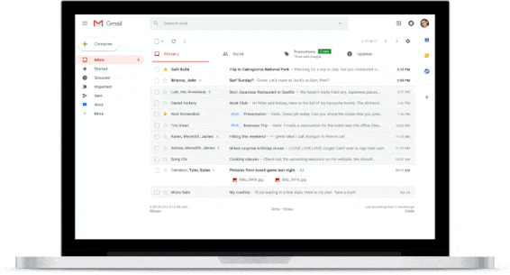 Gmail renovado já disponível para todos | Aberto até de Madrugada