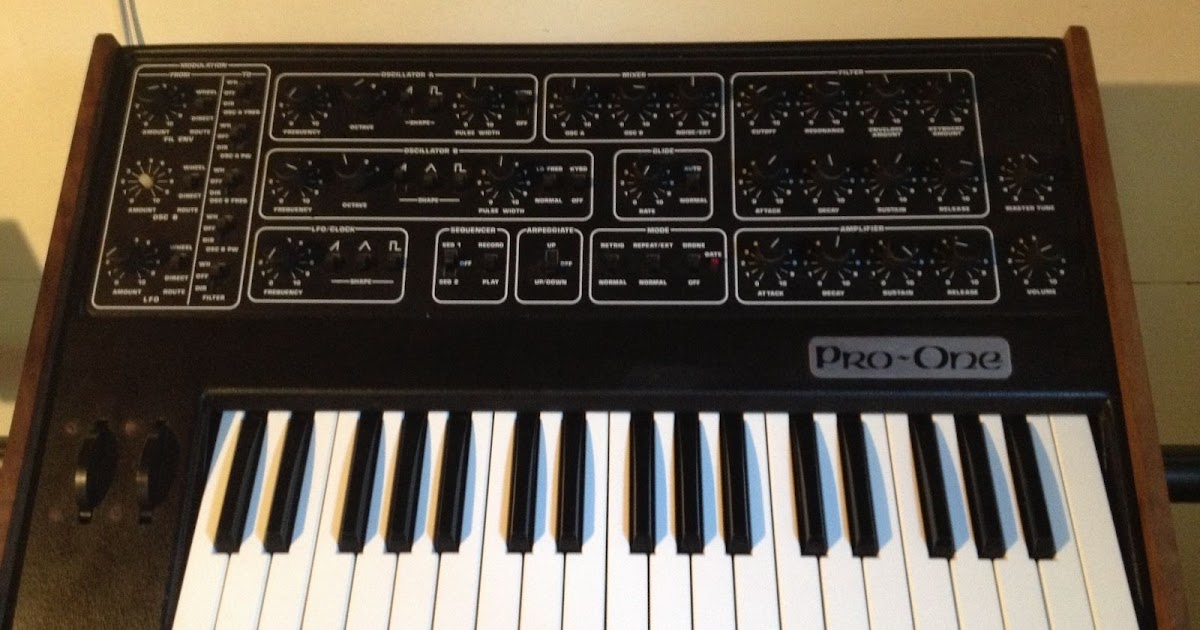 MATRIXSYNTH: Sequential Circuits Pro One Keyboard Synthesizer SN 2667