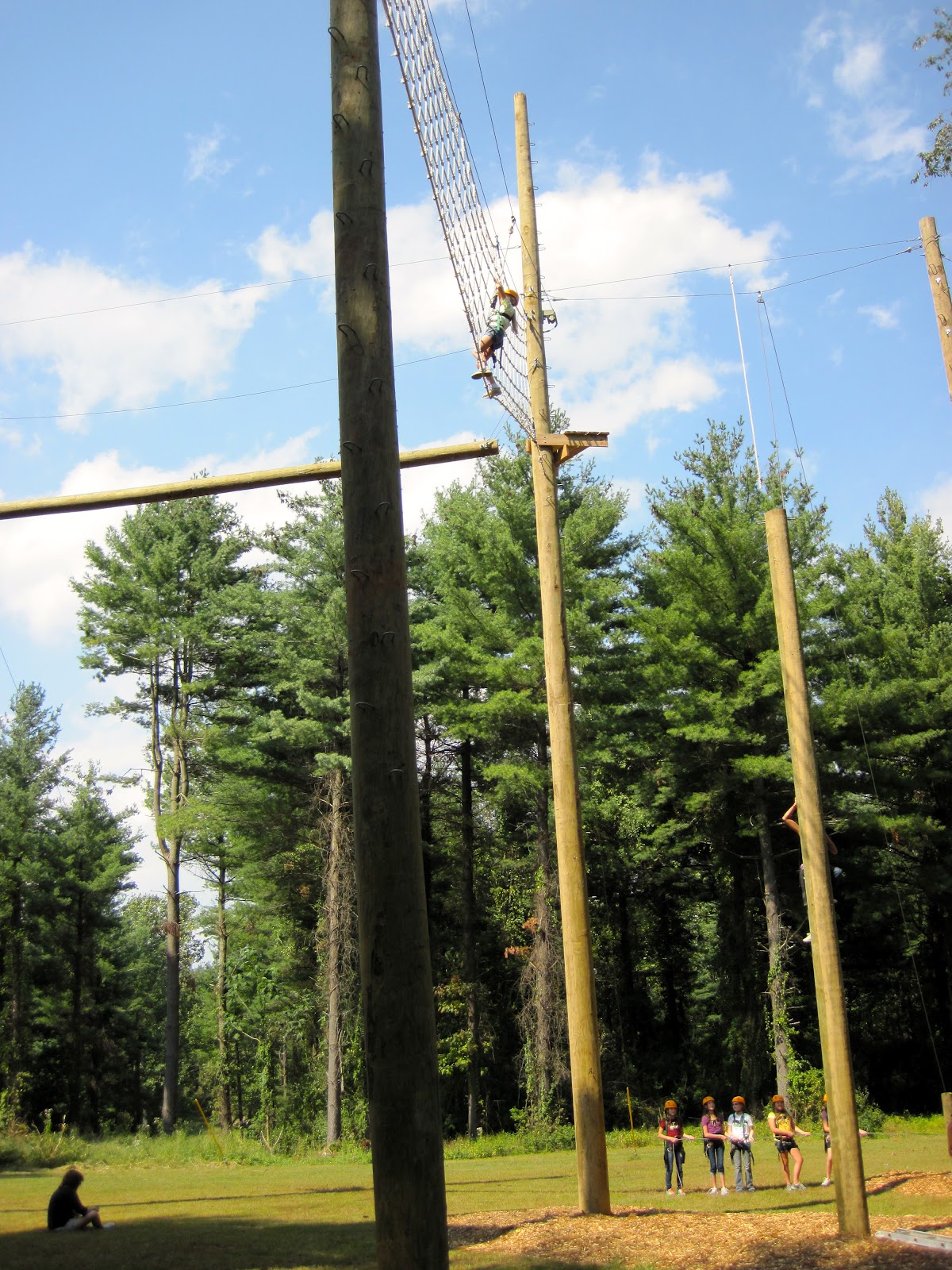 High Ropes and Girl Scouts - Sylvia's Stitches