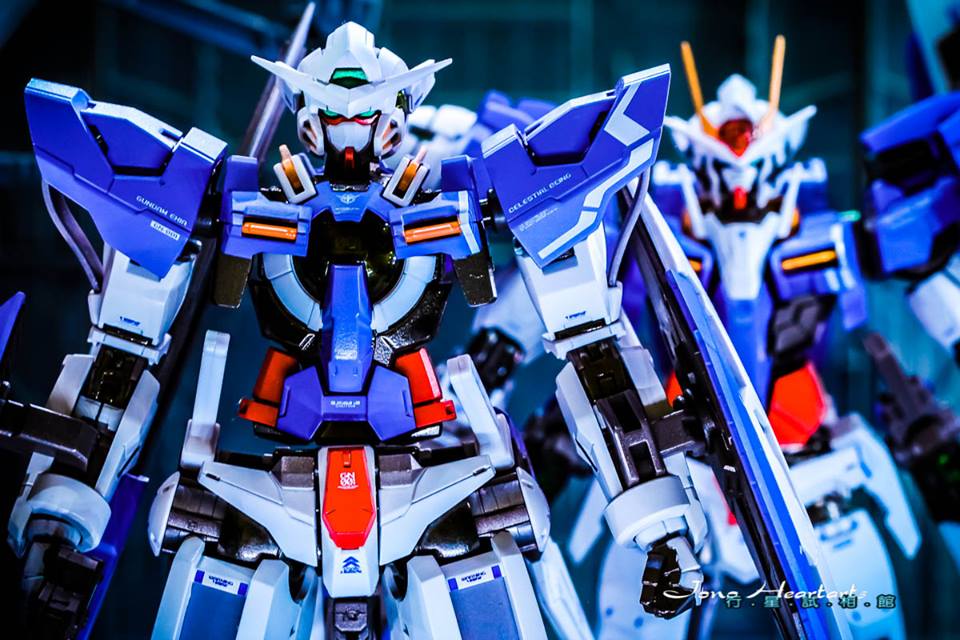 GUNDAM GUY: Metal Build Gundam Exia & 00 Raiser - Diorama Photo Images