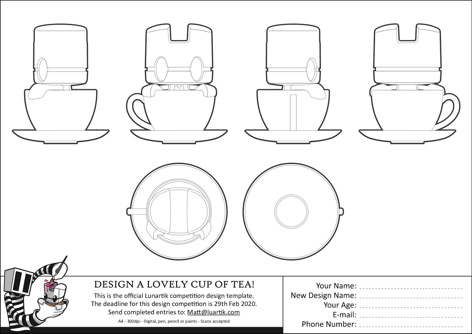 Design A Lovely CUP OF TEA Design Competition