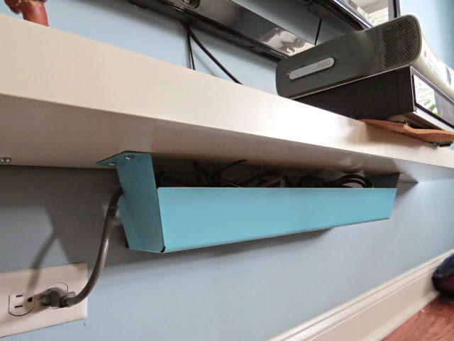 How to hide your television and cable wires, an easy DIY. - Flipping ...