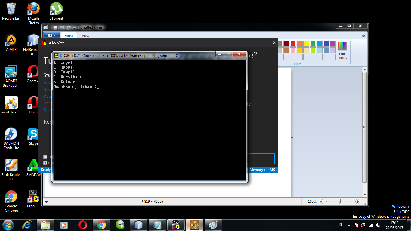 contoh program Stack c++ ~ Perjuangan merpati