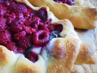 Gyümölcsös-csokis "pizza"