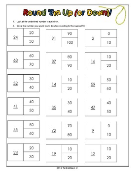 Rounding Up/Down | TJ Homeschooling