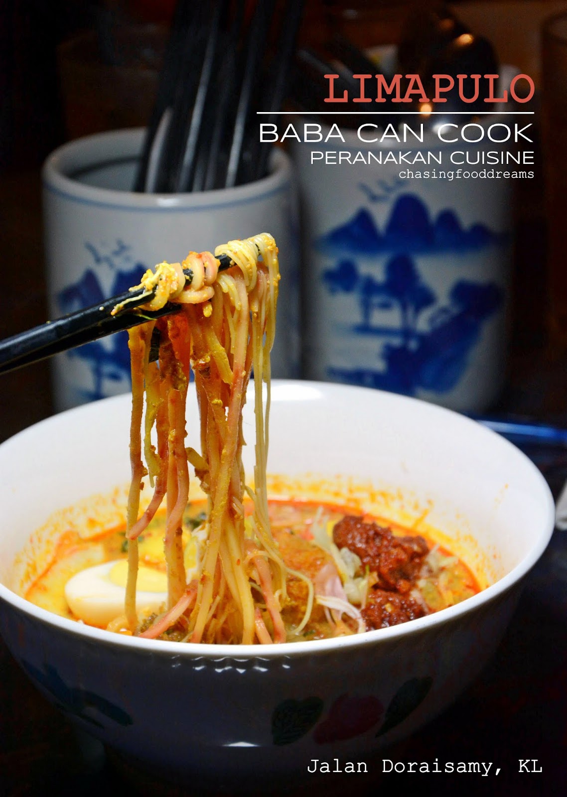 CHASING FOOD DREAMS: Limapulo @ Jalan Doraisamy Kuala Lumpur