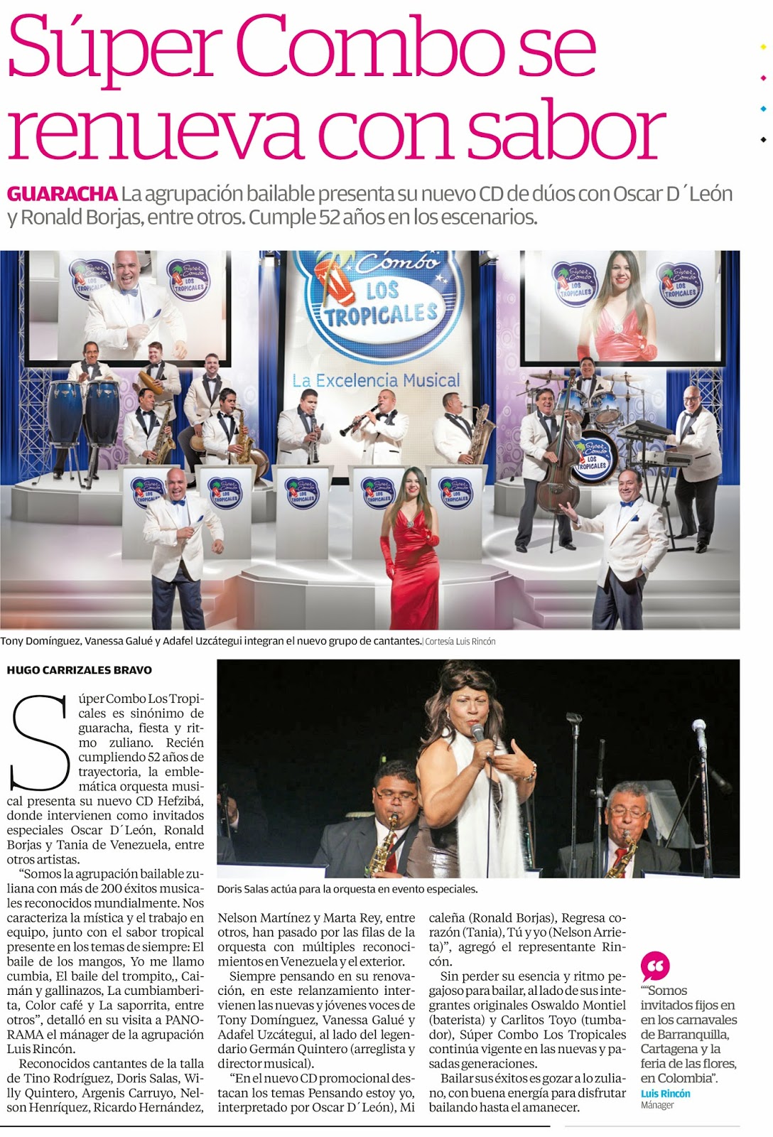 HUGO CARRIZALES BRAVO: DIARIO PANORAMA NOVIEMBRE 2014