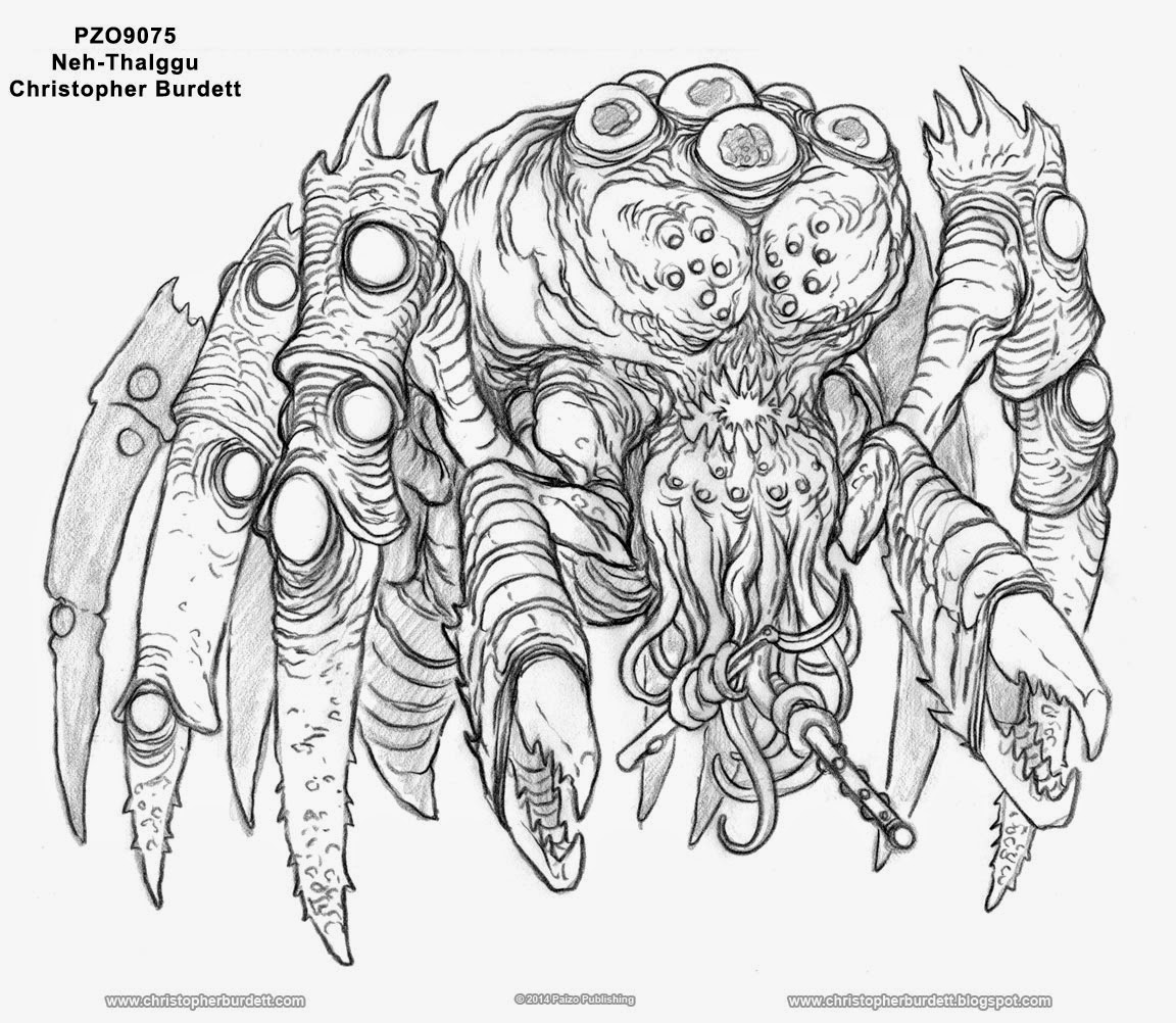 The DOODLES, DESIGNS, and aRT of CHRISTOPHER BURDETT: Neh-Thalggu ...