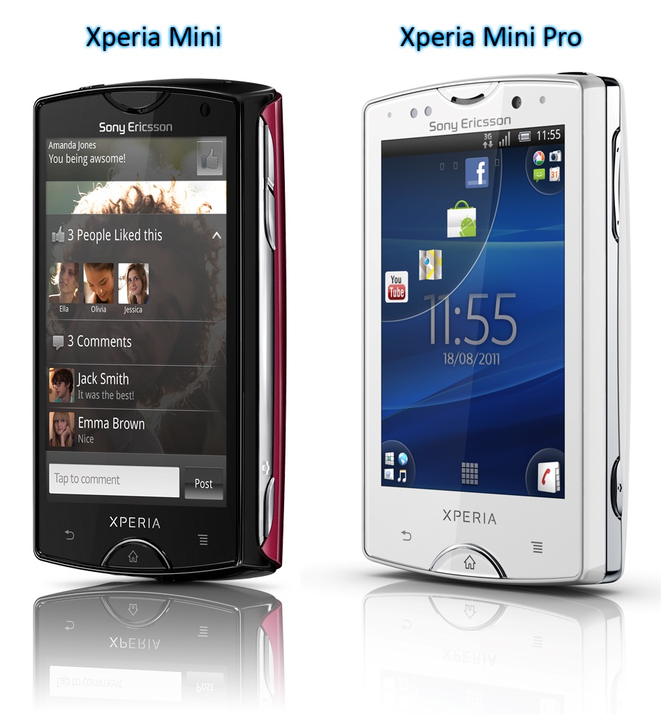 Sony Ericsson unveils next-generation Xperia Minis