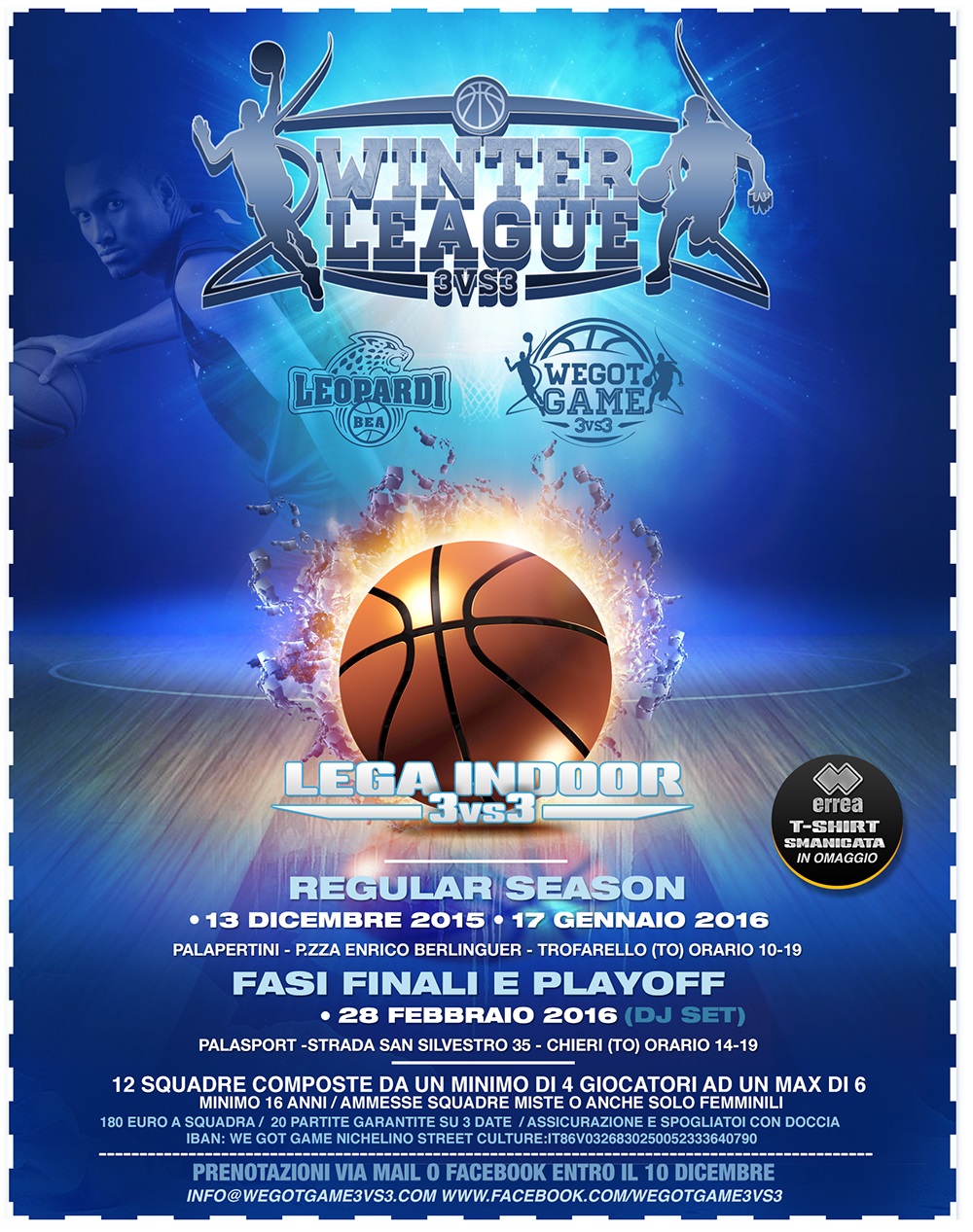 NOWBASKET: Winter League basket 3vs3 - We Got Game