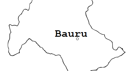 Blog de Geografia: Mapa de Bauru, SP, para colorir