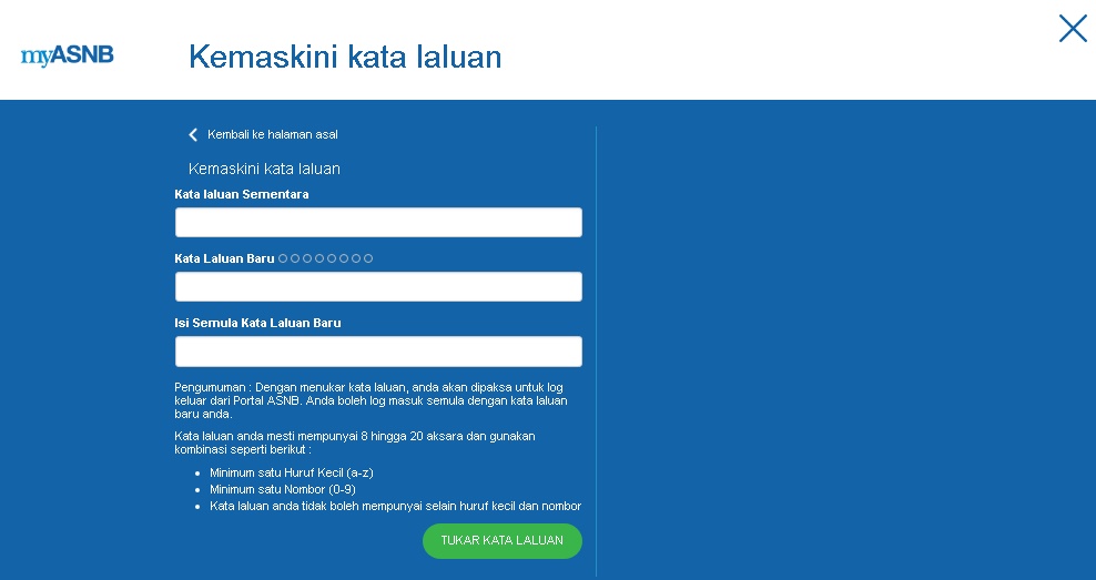 PANDUAN CARA DAFTAR MYASNB SECARA ONLINE - PANDUAN SEMAKAN