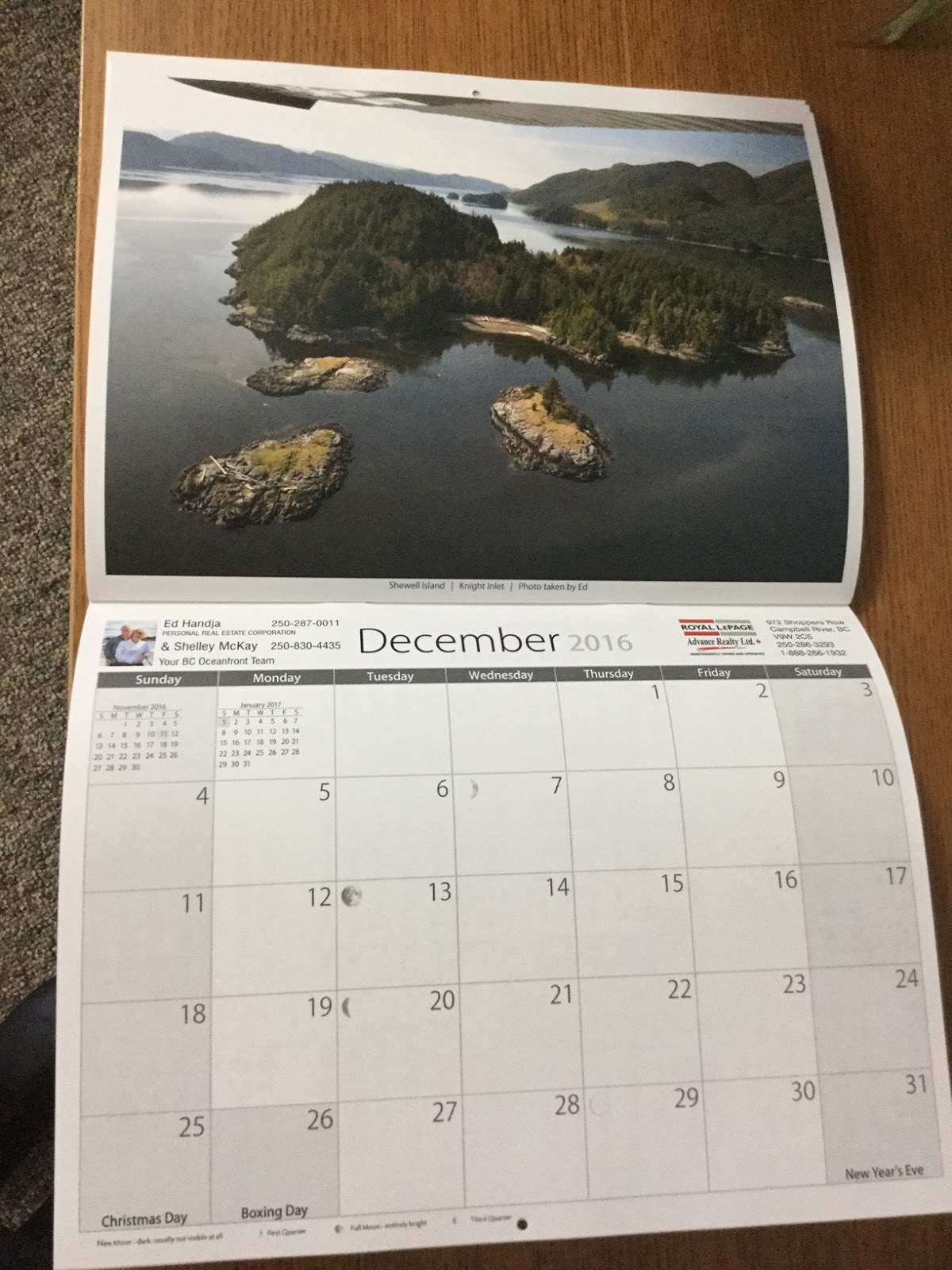 BC Oceanfront: Creating the BCO Calendar