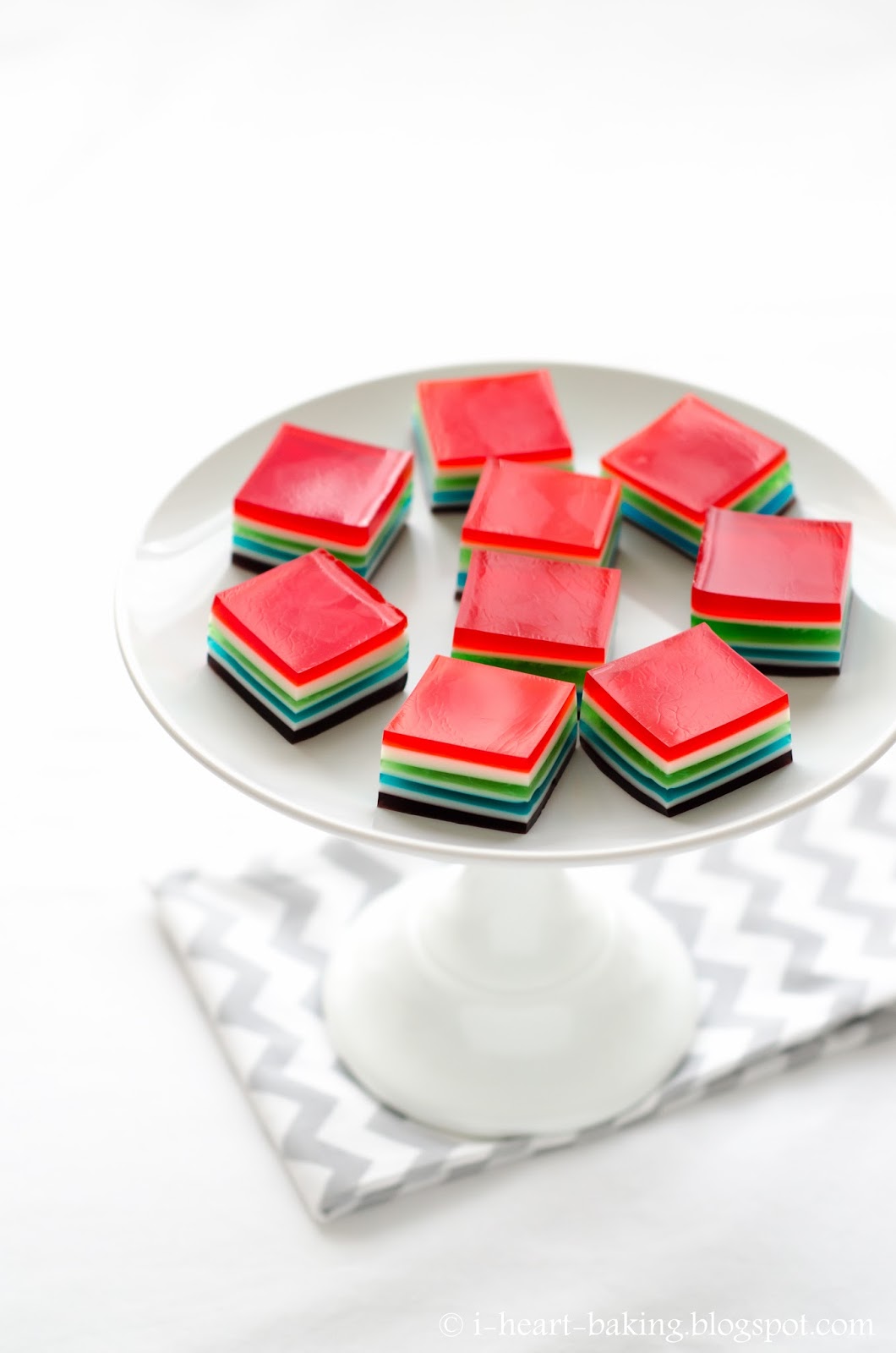 i heart baking!: rainbow jello for chinese new year