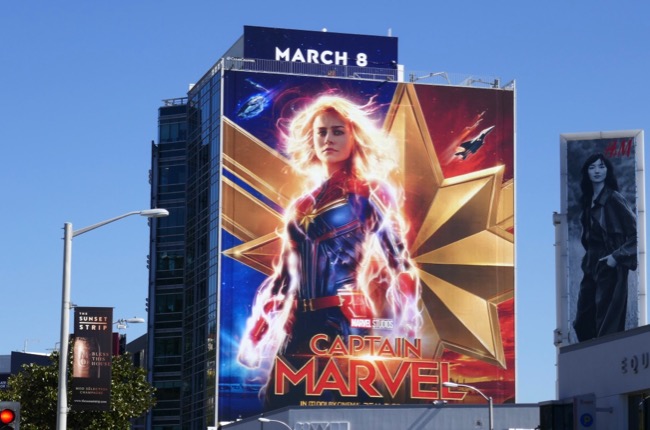 Hollywood Movie Costumes and Props: Brie Larson's Captain Marvel movie ...