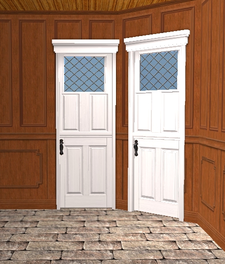 TheNinthWaveSims: The Sims 2 - NL OpenMe Door With Privacy Window (NL ...