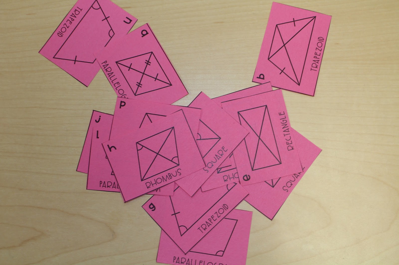 Quadrilateral Properties w/ Card Sort | Mrs. Newell's Math