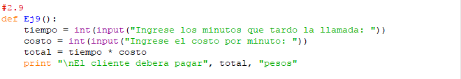 Programas en Python.