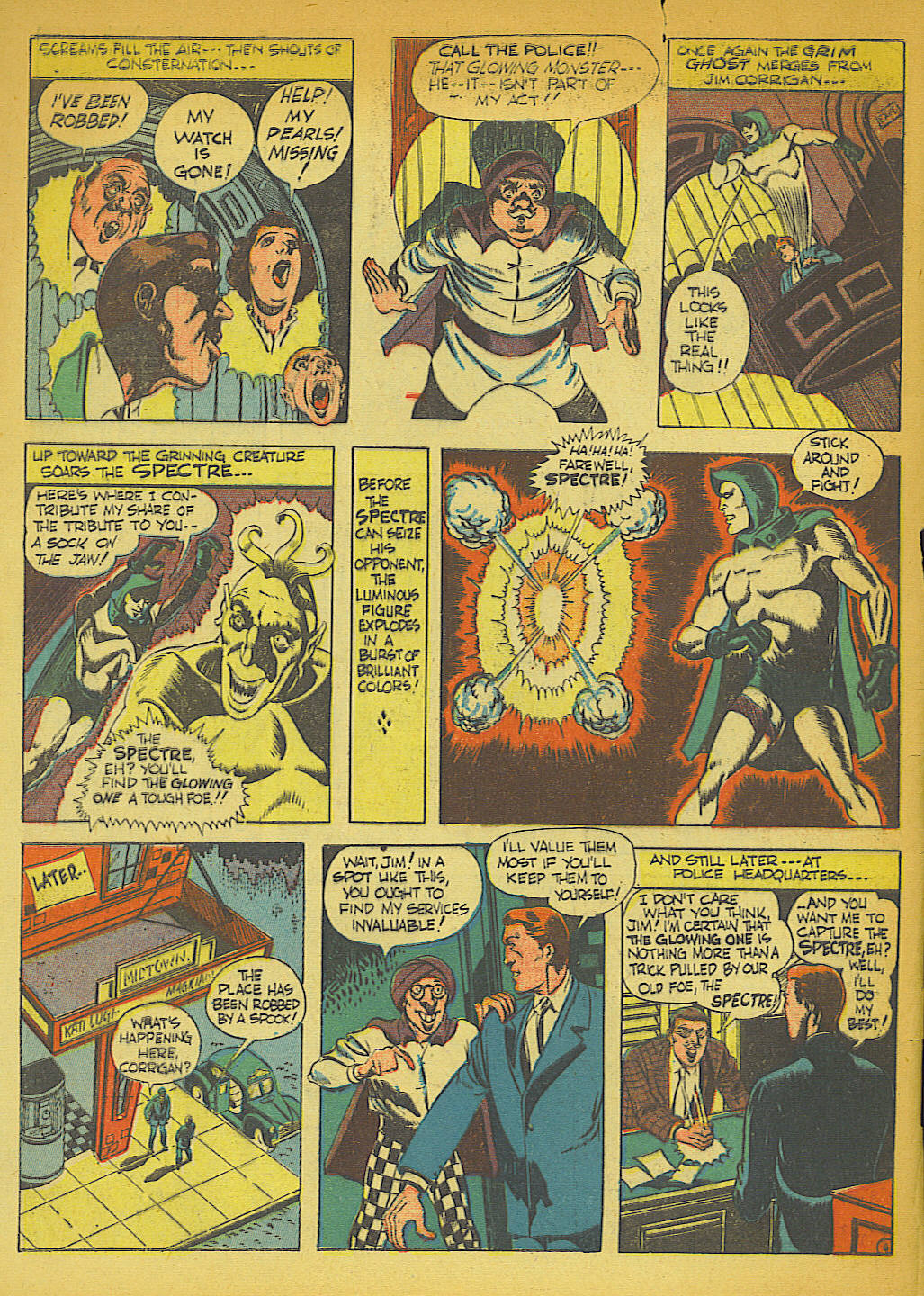 Ominous Octopus Omnibus: The Spectre - MORE FUN #78