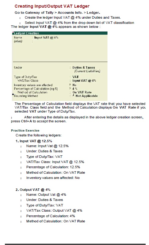 TALLY 09 QUESTIONS WITH ANSWER BY Techno New: HOW TO CREATE INPUT ...