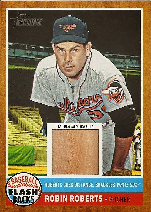 Orioles Card "O" the Day: Robin Roberts, 2011 Topps Heritage Baseball ...