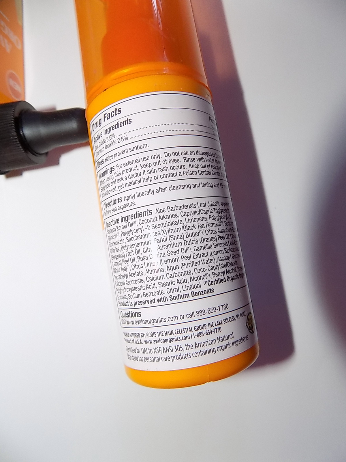 The Beauty Alchemist: Avalon Organics Intense Defense SPF Cream, Facial ...