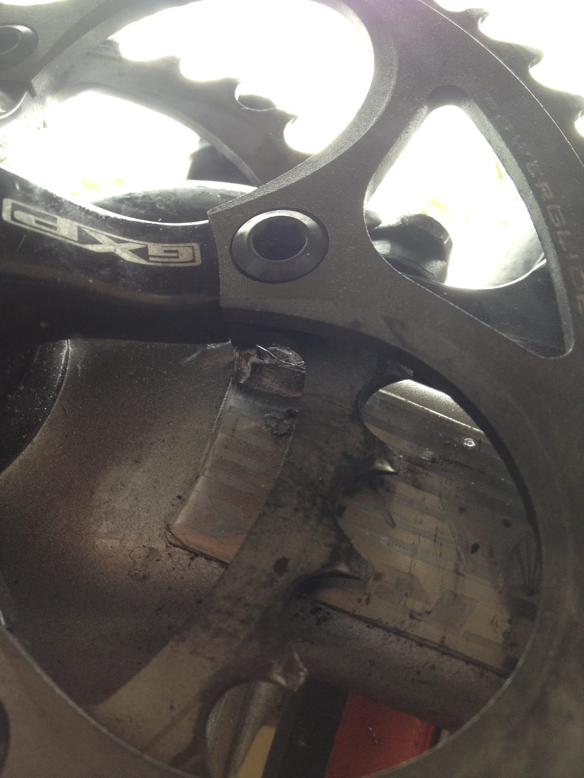 Savage Sentiments: A Cracked Carbon Frame