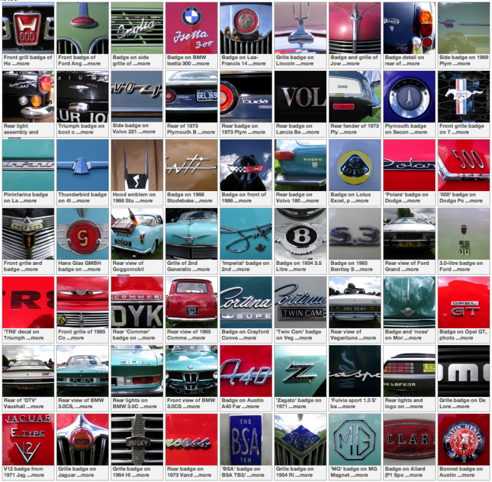 Auto Super Car: car badges