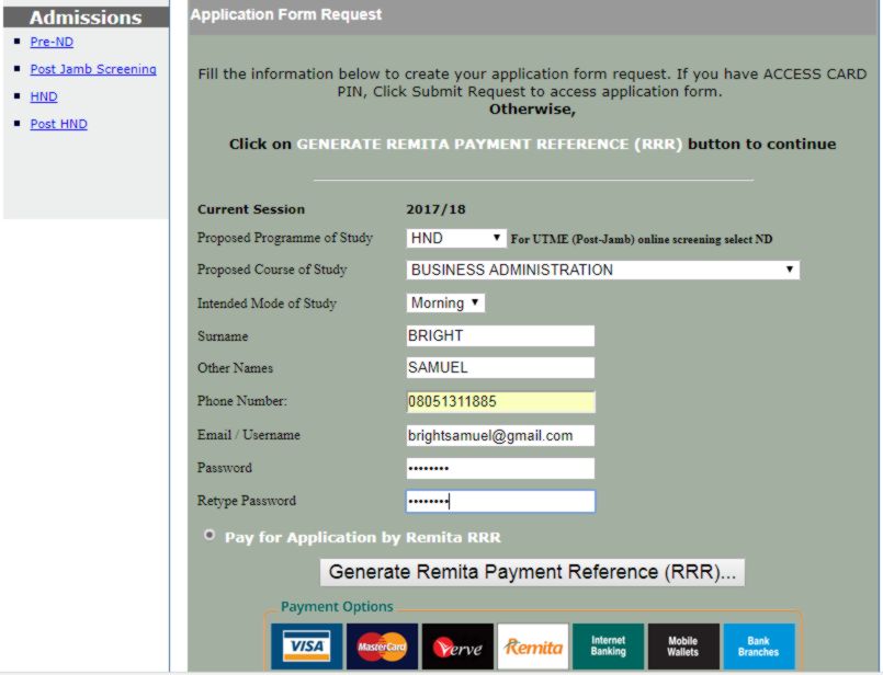 Auchi Remita Payment Generation, Post Hnd, Ond, Jamb - How to Obtain It ...