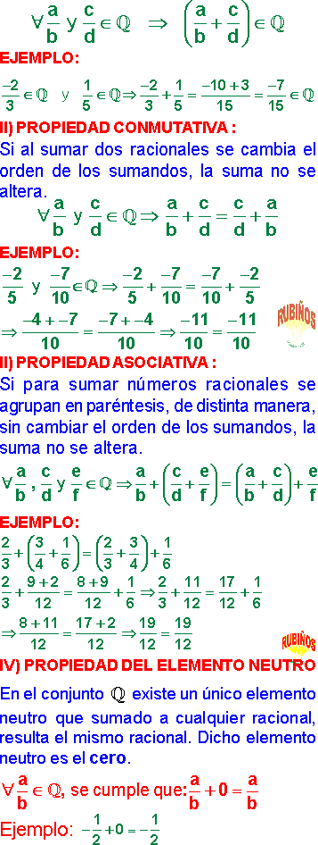 CONJUNTO DE LOS NUMEROS RACIONALES EJERCICIOS RESUELTOS DE SECUNDARIA O ...