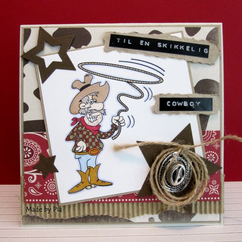 Pias Papir og Perler: To a cowboy...