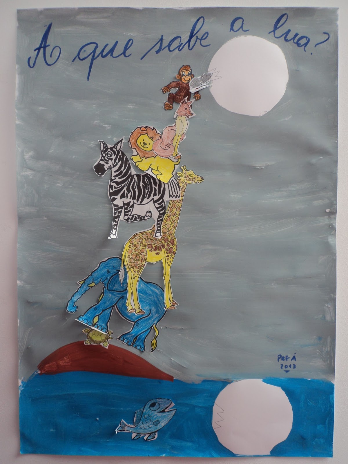 "A que sabe a lua" - Pré-Escolar sala A | palavras partilhadas