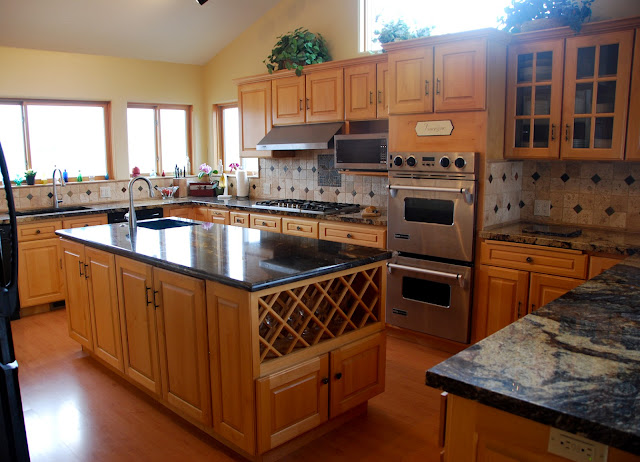 The Granite Gurus: Spectrus Granite Kitchen by MGS by Design