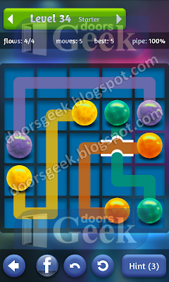 Flow Frenzy Bridges [Starter] Level 34 ~ Doors Geek