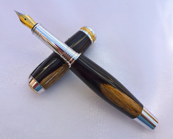 Abbey Pens: The Oakley Fountain Pen in African Blackwood