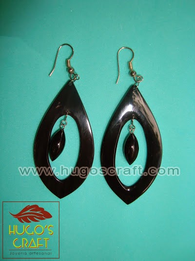 ARETES PLANO EN CACHO DE VACA ~ HUGOS CRAFT