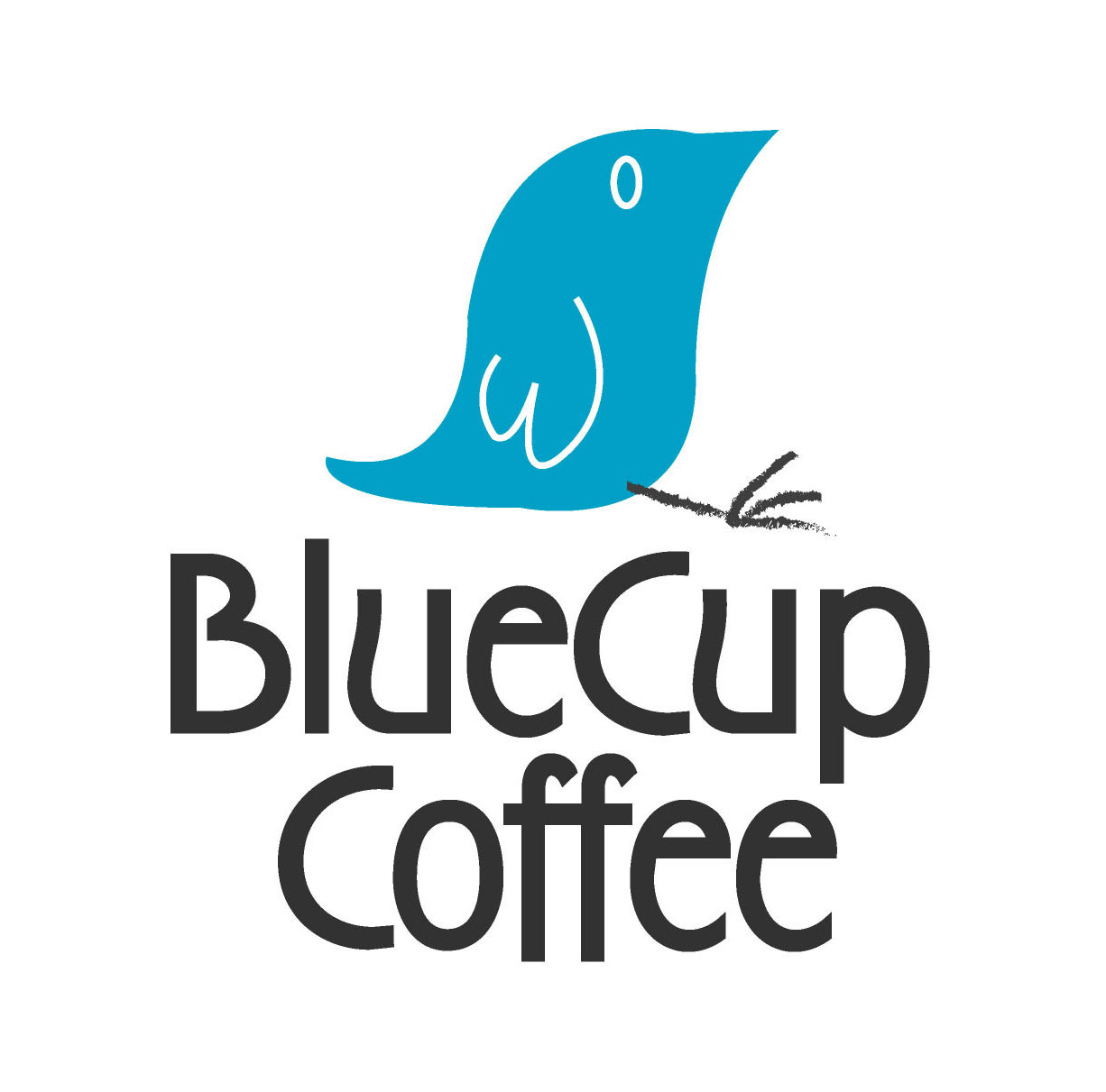 Backdrop Design : BlueCup Coffee | Neutralart Graphic Design