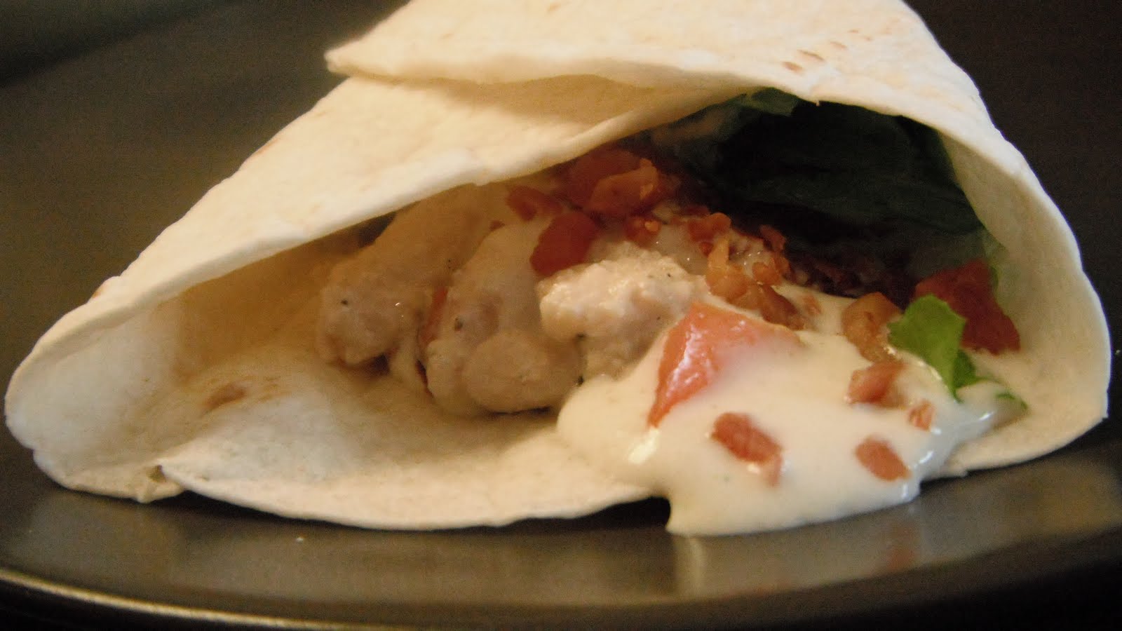 madison avenue: whats cookin? chicken, bacon, and ranch burritos