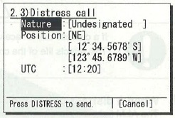 GMDSS(Global Maritime Distress and Safety System): DISTRESS CALL (JRC ...